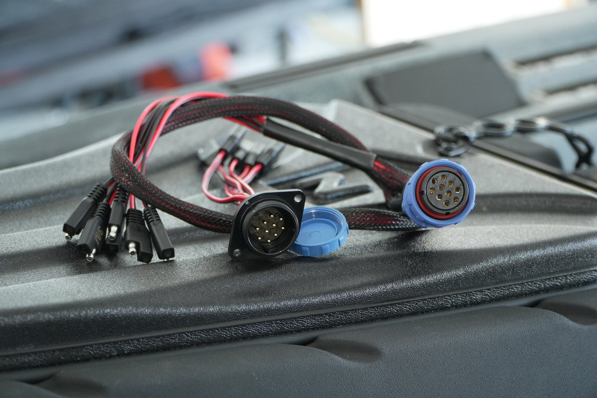5 Circuit Heavy Duty, Waterproof, Quick Disconnect Kit - Panel Mount a ...